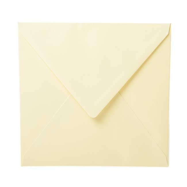 Kuvert stor (til wrapper/store kort) Creme
